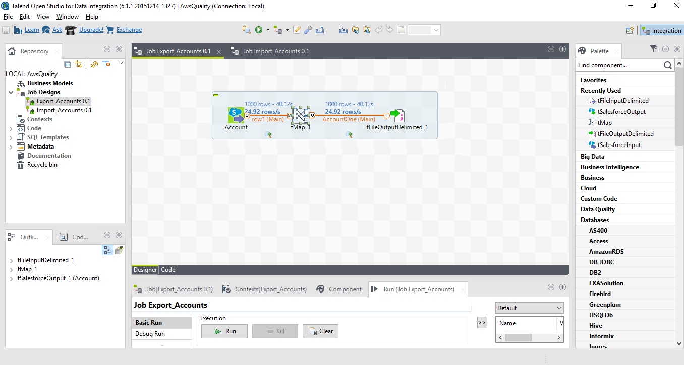 Salesforce Integration And Migration Using Talend Etl By Awsquality