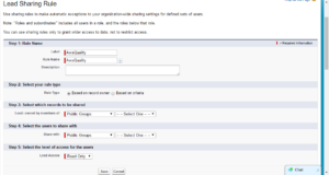 Some of the important Salesforce Sharing Rules - 2020