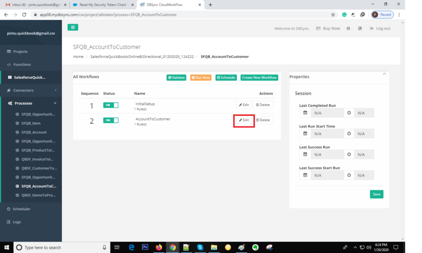 Salesforce And Quickbooks Online Integration Using Dbsync Awsquality 2587