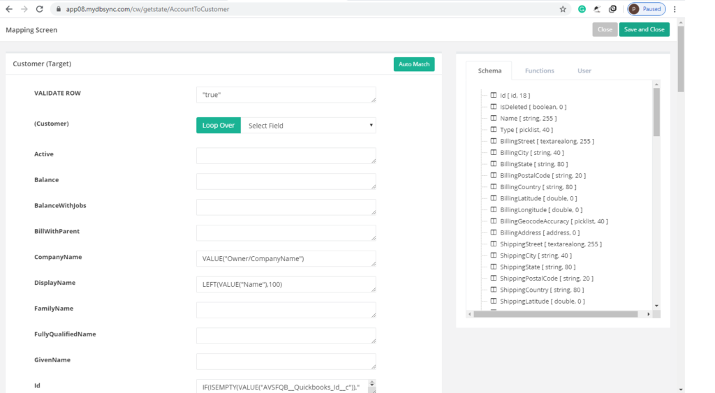 Salesforce And Quickbooks Online Integration Using Dbsync Awsquality