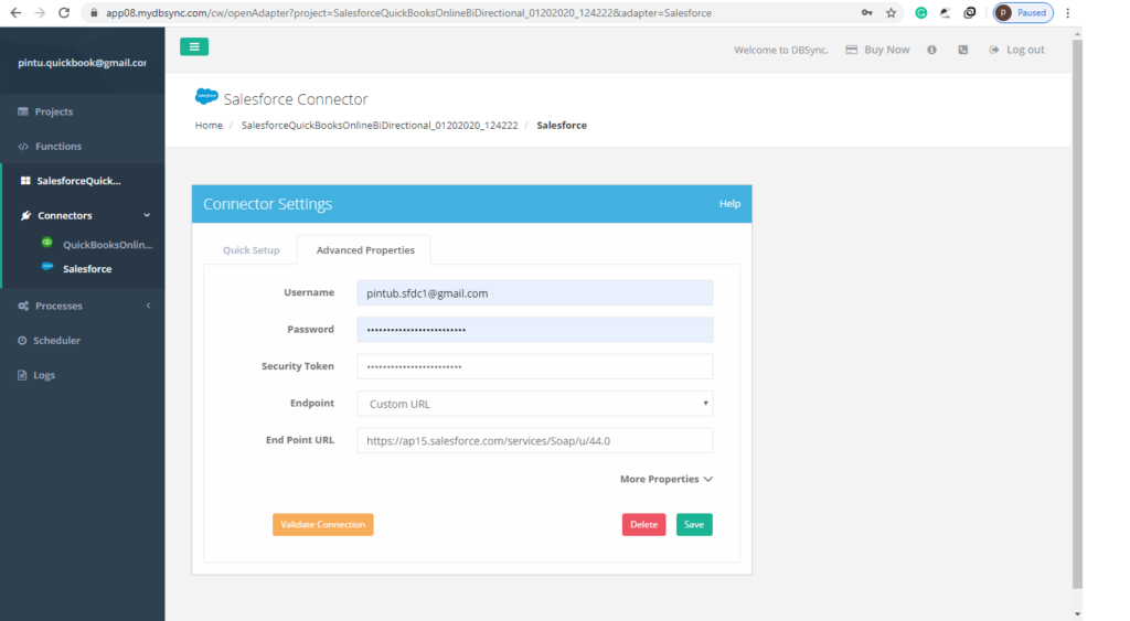 Salesforce and Quickbooks Online Integration Using DBSync - AwsQuality Salesforce and Quickbooks Online Integration Using DBSync - AwsQuality