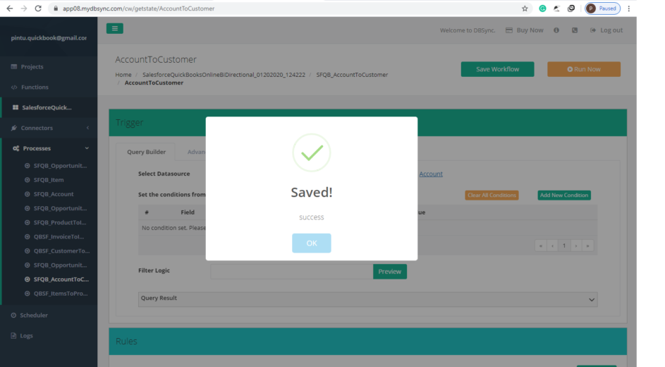 Salesforce and Quickbooks Online Integration Using DBSync - AwsQuality Salesforce and Quickbooks Online Integration Using DBSync - AwsQuality