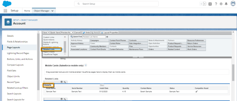 Asset Management in Salesforce Service Cloud