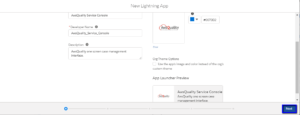 The setup process for Salesforce Lightning Service Console