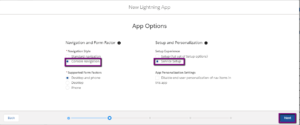 The setup process for Salesforce Lightning Service Console