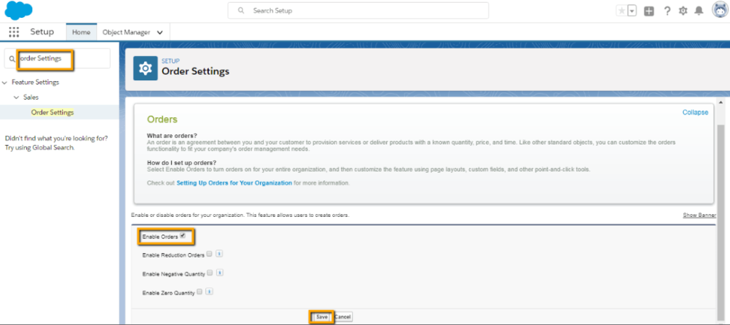 Order and Contract Management in Salesforce Service Cloud