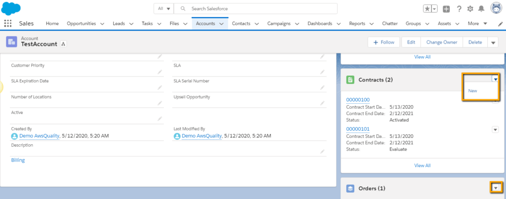 Order and Contract Management in Salesforce Service Cloud