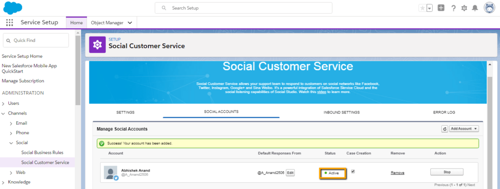 Social Customer Service in Salesforce - AwsQuality