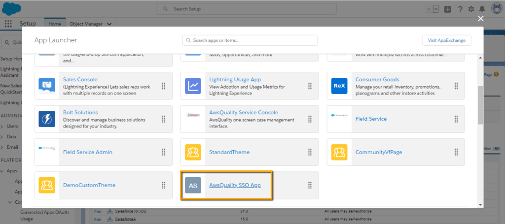 Salesforce Single Sign On