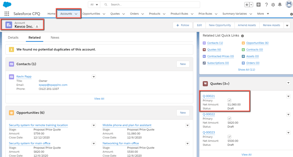 How to Configure CPQ Order Generation process