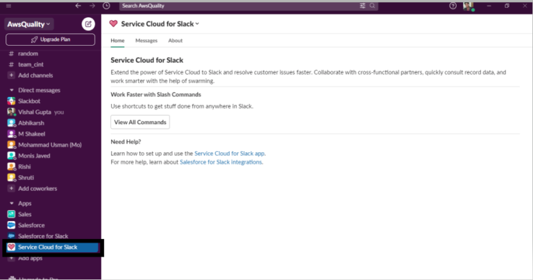 Salesforce and Slack Integration with Service Cloud for Slack - Part- 2