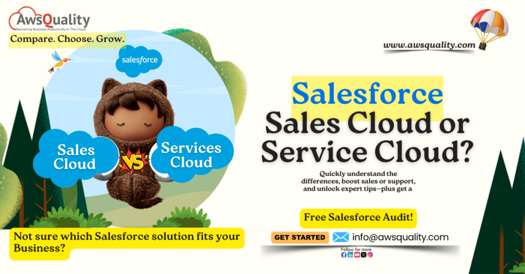 Salesforce Sales Cloud vs Service Cloud: Key Differences & Benefits